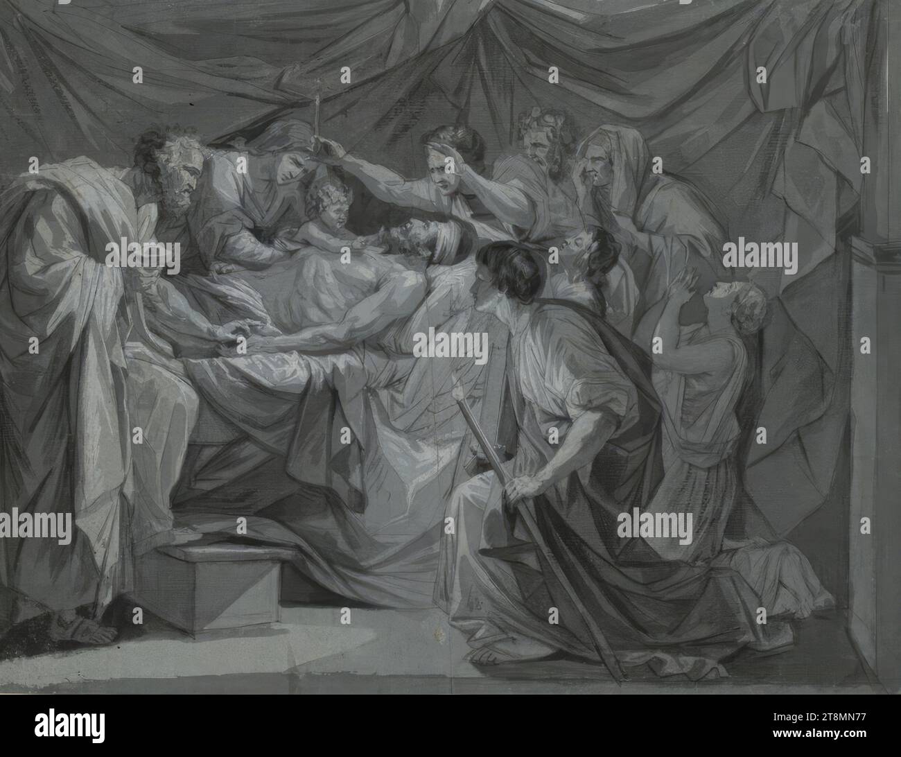 The Sacraments: Anointing of the Sick, Josef Abel (Aschach, Upper ...