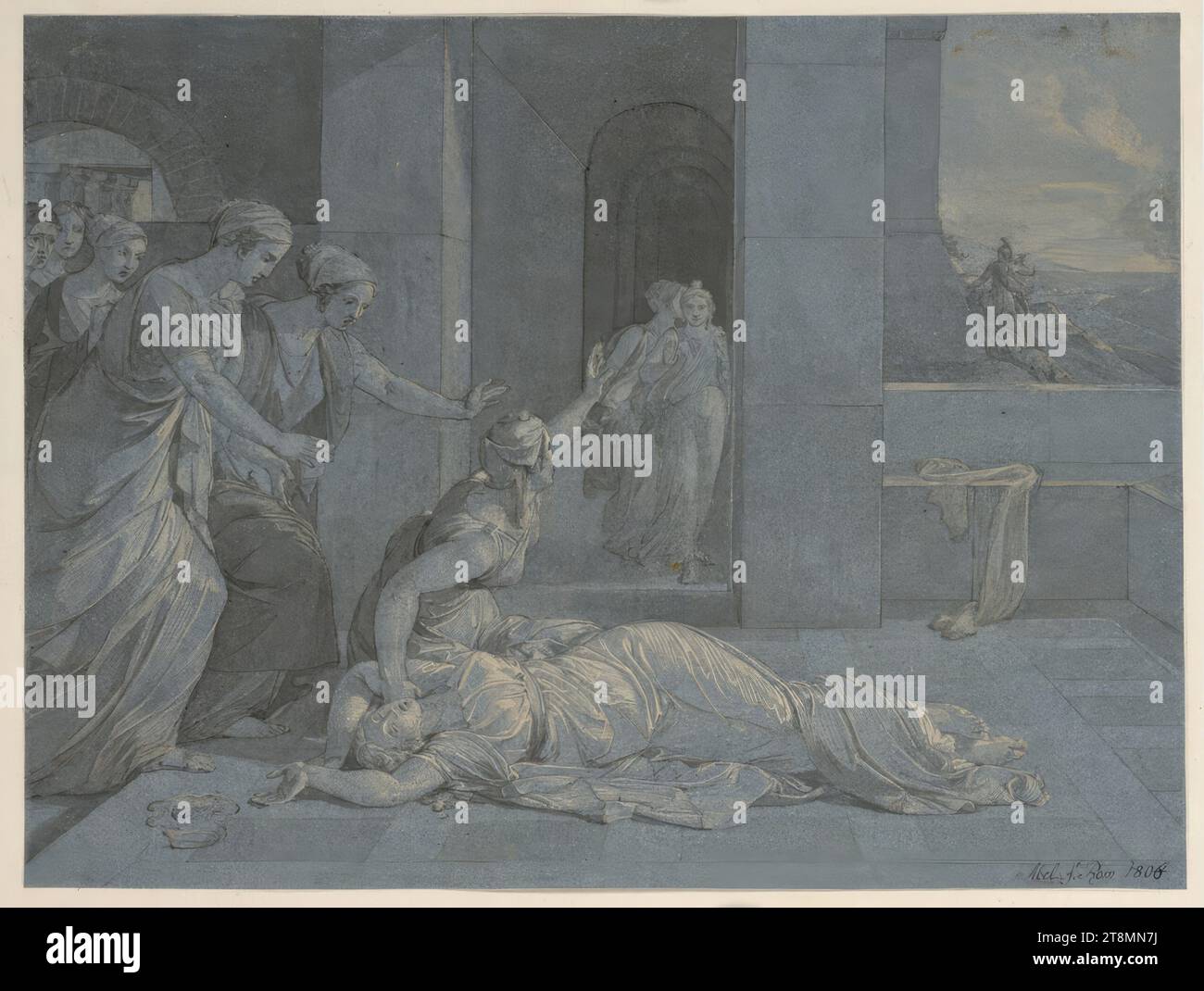 Andromaque falling fainting hi-res stock photography and images - Alamy