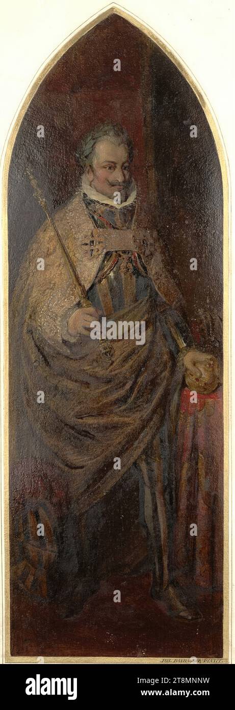 Emperor Matthias, Josef Danhauser (Vienna 1805 - 1845 Vienna), 1841 ...
