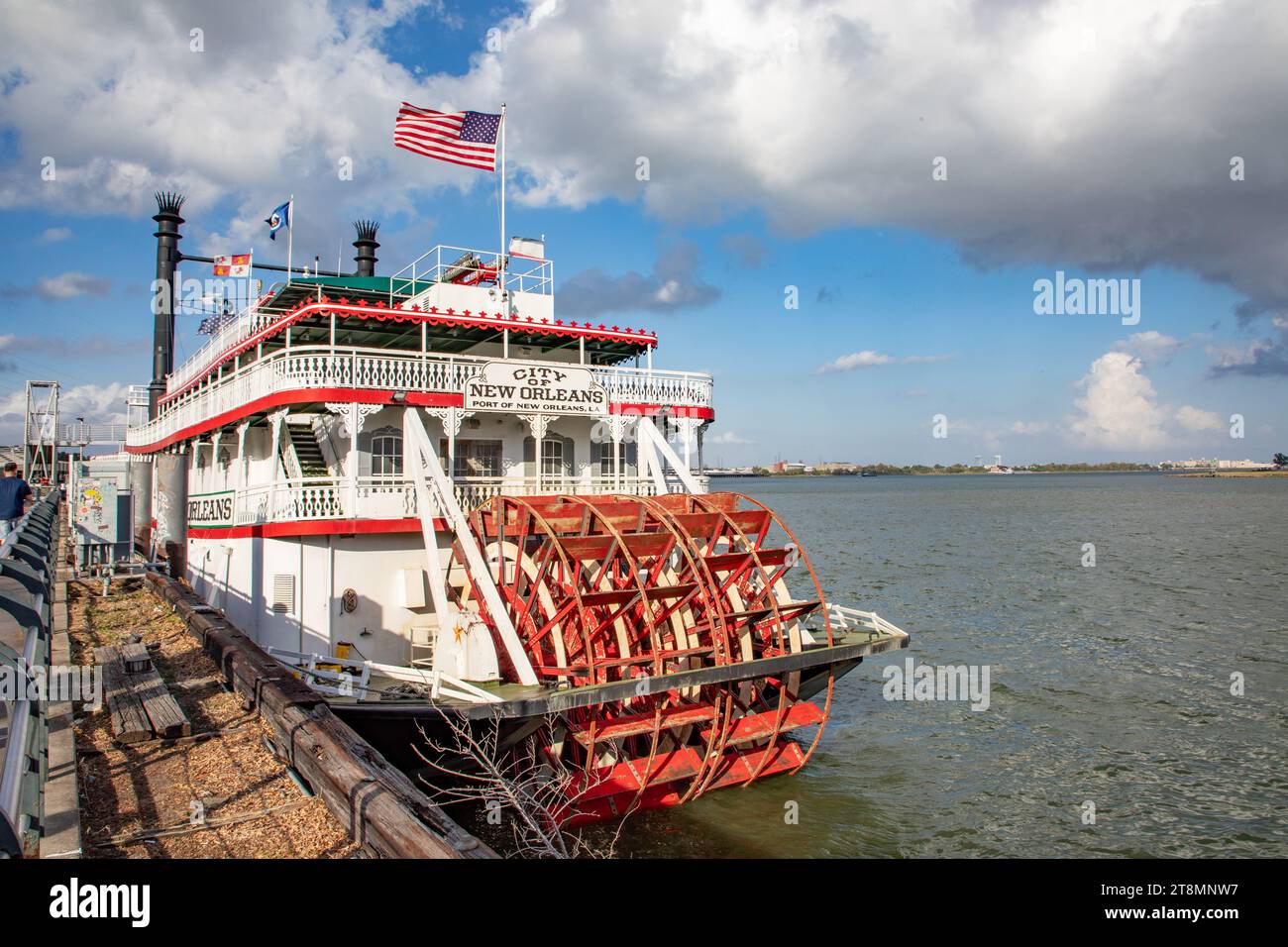 New Orleans, USA - October 24, 2023: Steamboat city of new orleans at ...