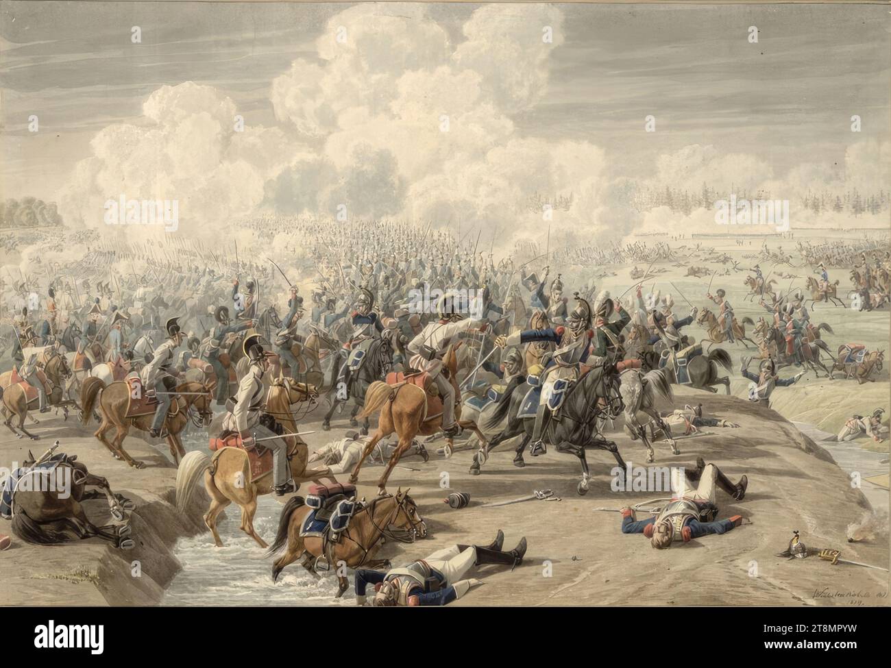 The cavalry battle of Hanau, Wilhelm Alexander Wolfgang von Kobell ...