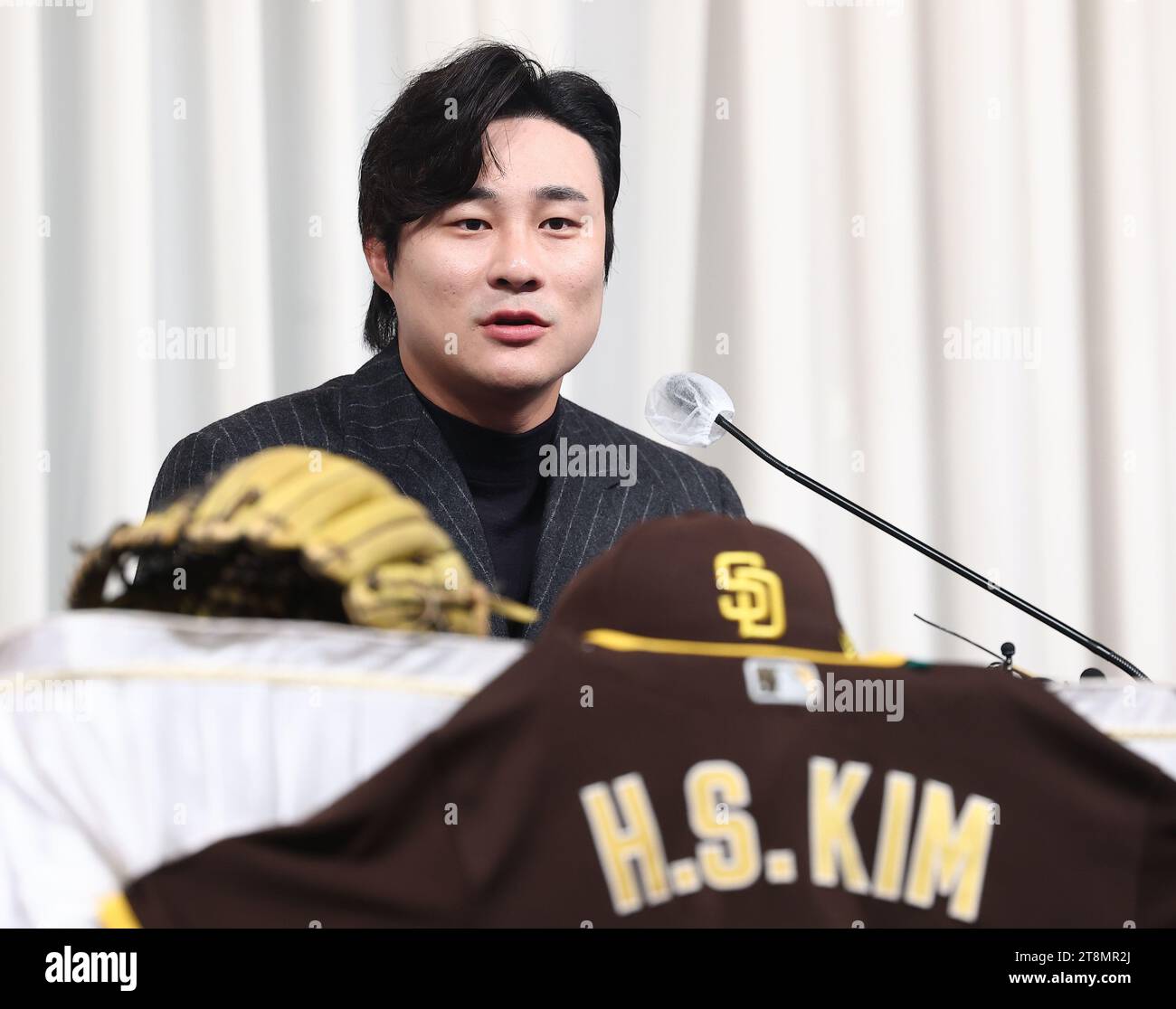 21st Nov, 2023. S. Korean Major League player Kim Ha-seong San Diego ...
