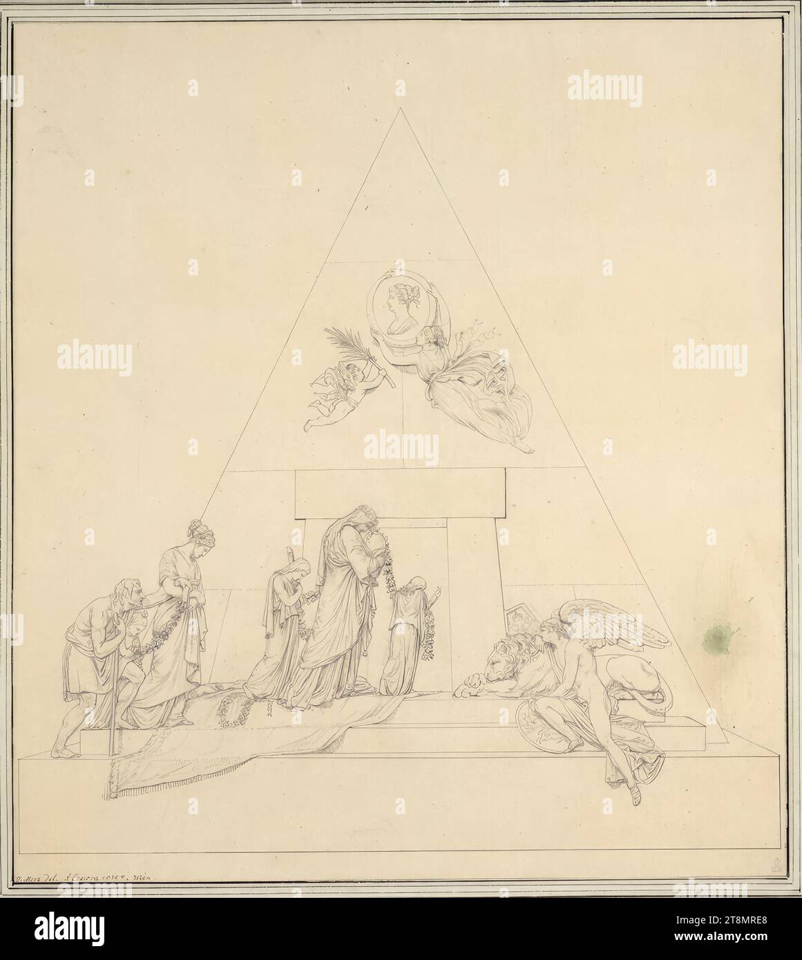 Tomb of Archduchess Marie Christine by Antonio Canova, Jakob Merz (Buch ...