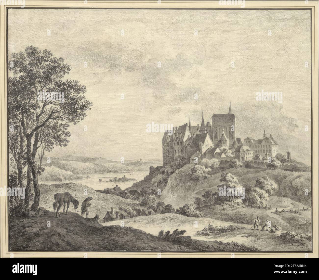 The Albrechtsburg in Meissen, Martin von Molitor (Vienna 1759 - 1812 ...