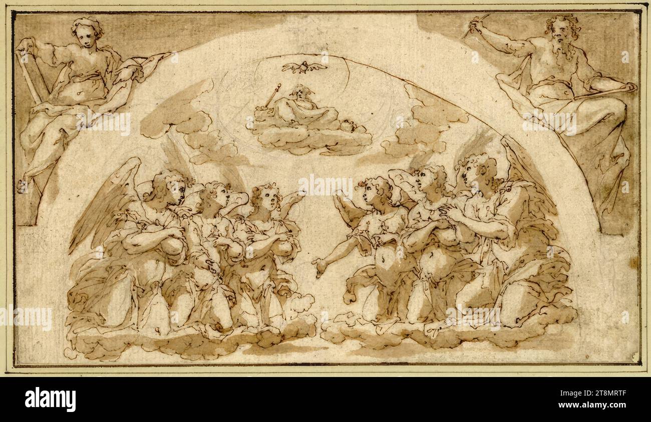 Six angels kneeling hi-res stock photography and images - Alamy