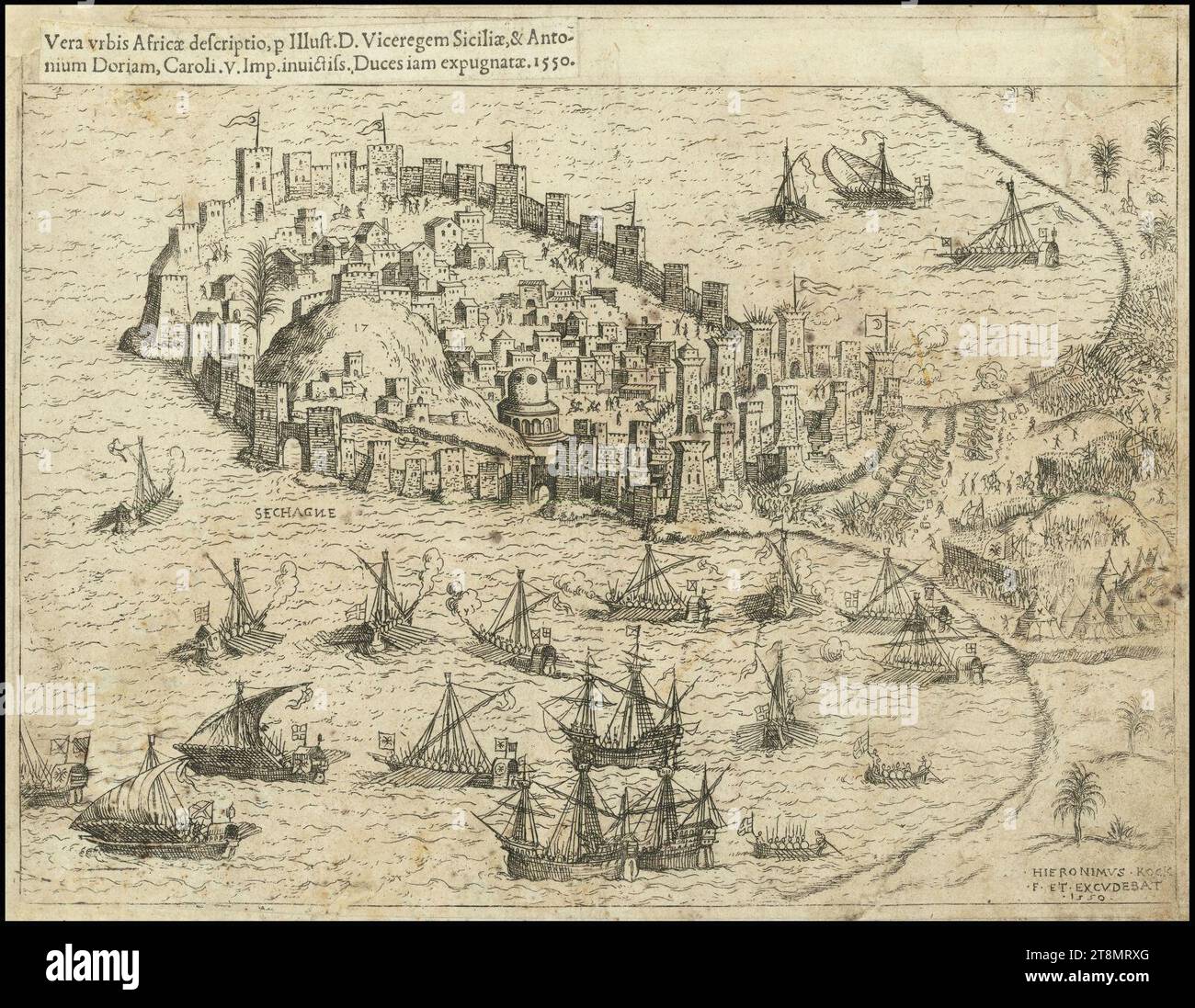 Vera urbis Africae descriptio, p Illust. D. Viceregem Sicilae ...
