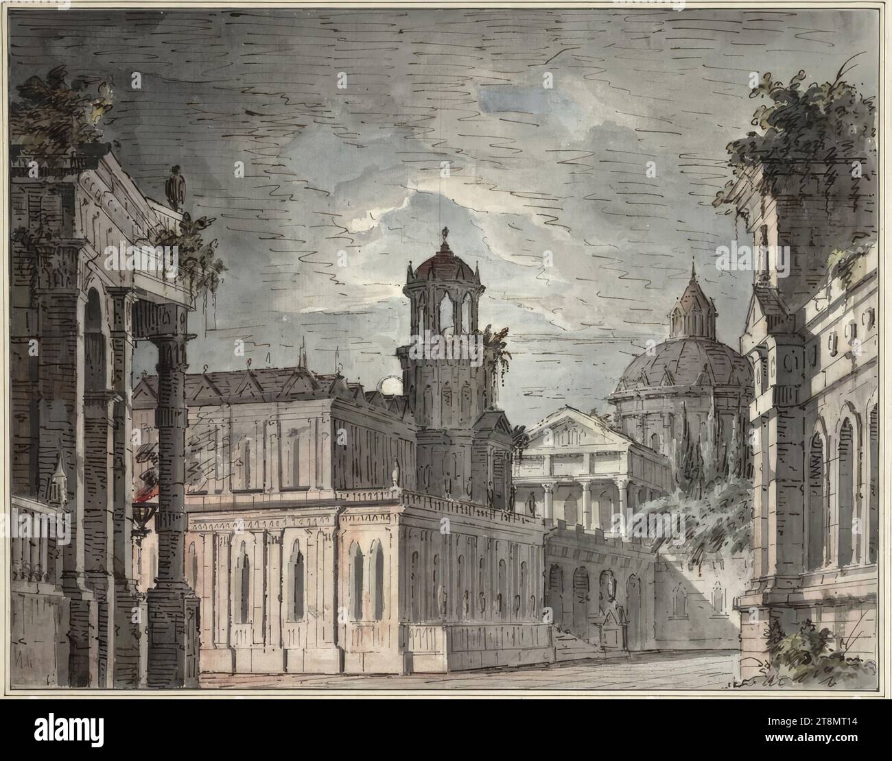 Theater decoration: Various buildings, Josef Platzer (Prague 1751 ...