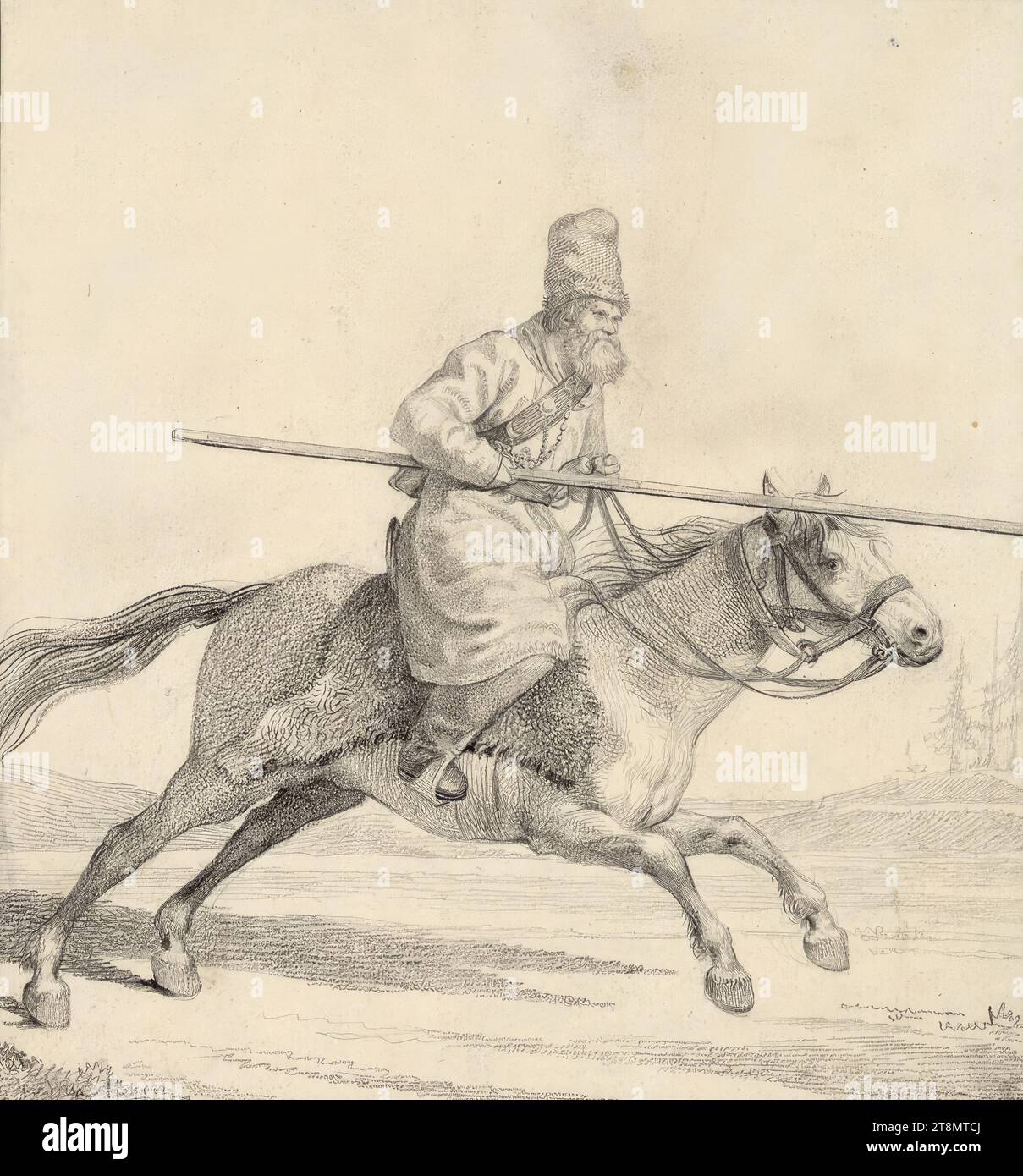Cosack', Johann Gottfried Schadow (Berlin 1764 - 1850 Berlin), 1813 ...