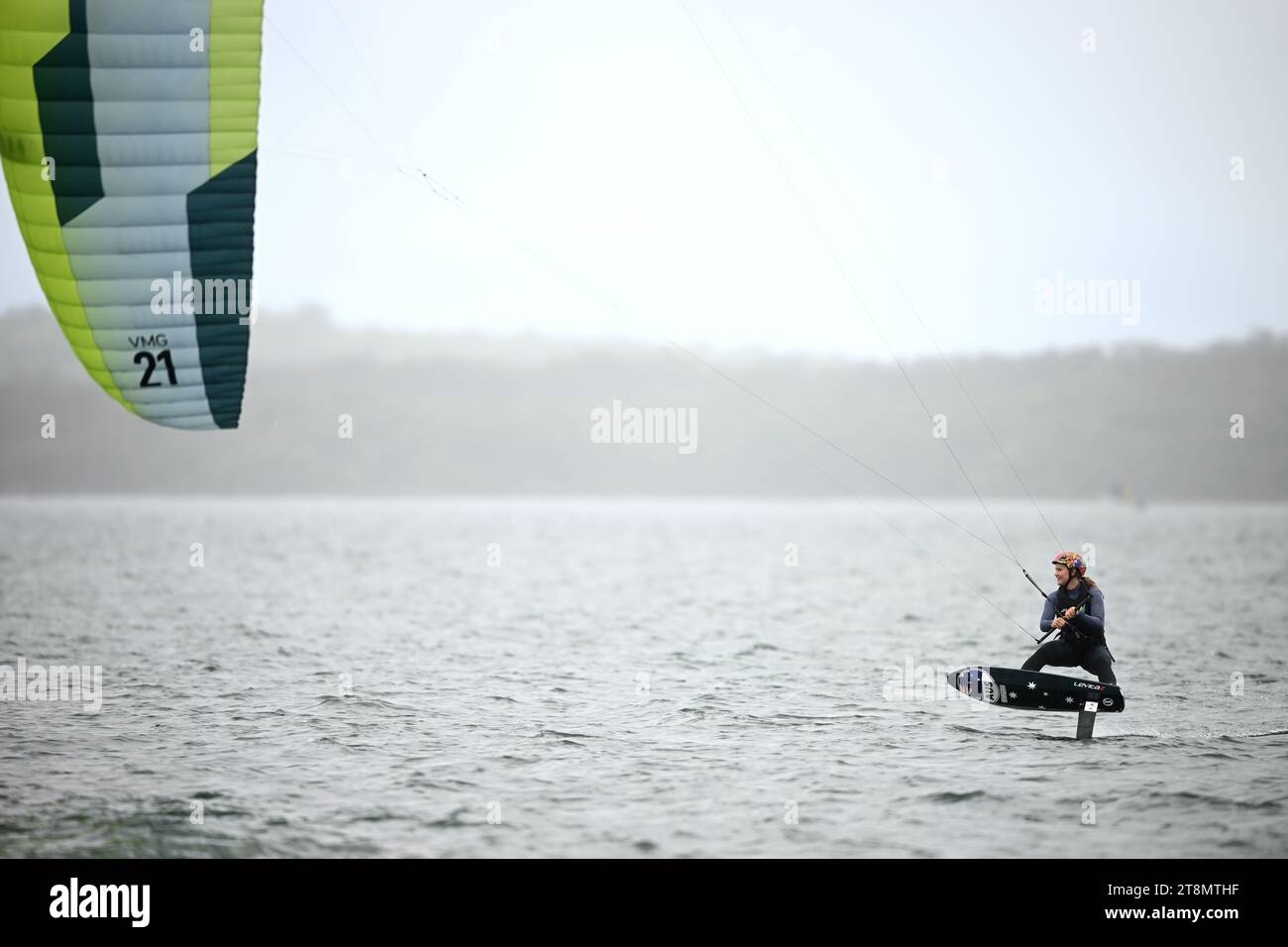 Sydney, Australia. 21st Nov, 2023. Australian kite foil sailor Breina ...