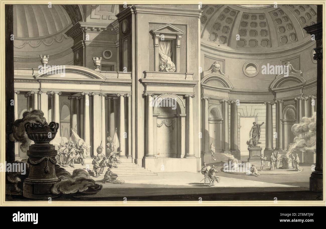 One of three pieces representative of historical architecture pieces ...