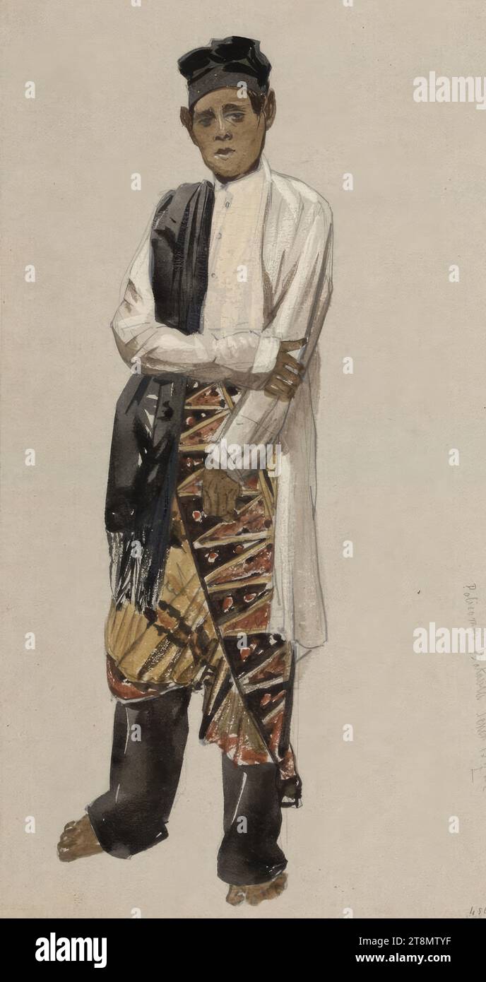 Policeman on Batavia, Josef Selleny (Vienna 1824 - 1875 Inzersdorf ...