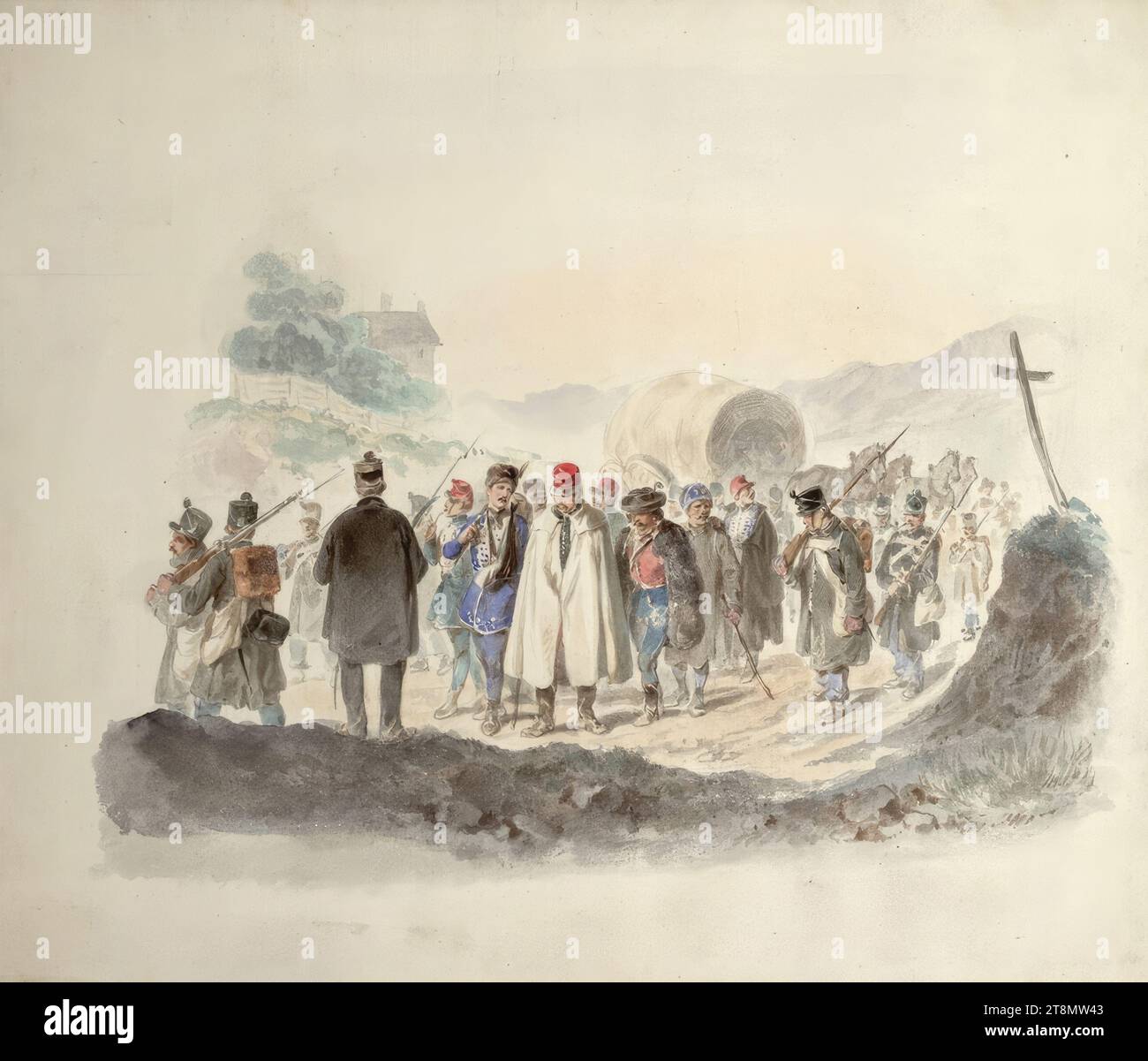 Transport of Hungarian police troops in 1849, Friedrich Treml (Vienna ...