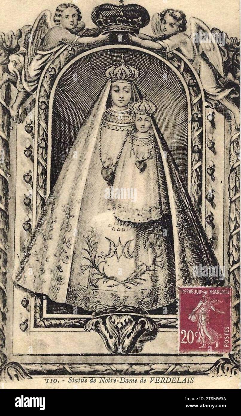 Verdelais - Statue de Notre-Dame 1 Stock Photo - Alamy