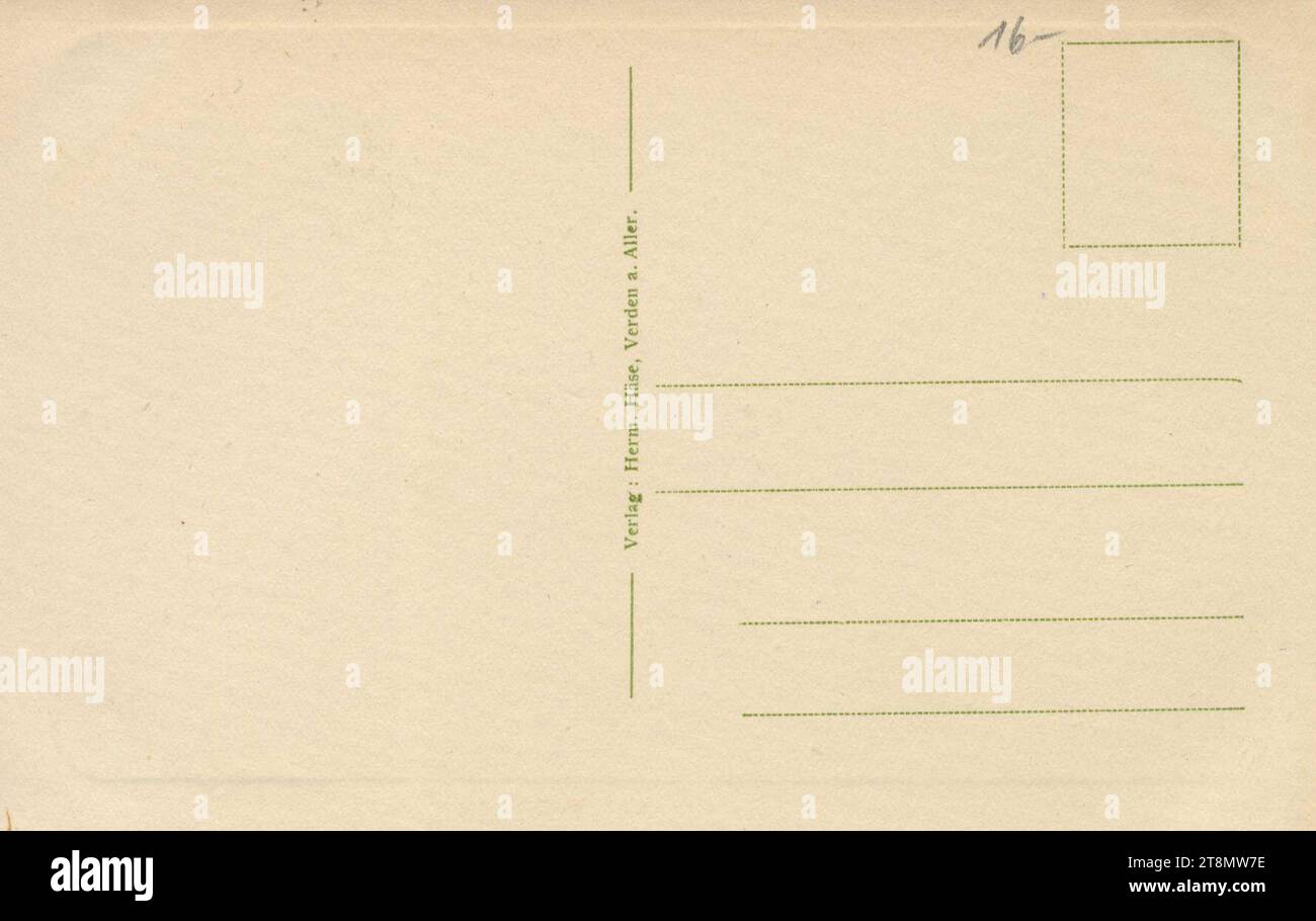 Verden a. Aller, Niedersachsen - Aller mit Lastschiff und Stadtansicht ...