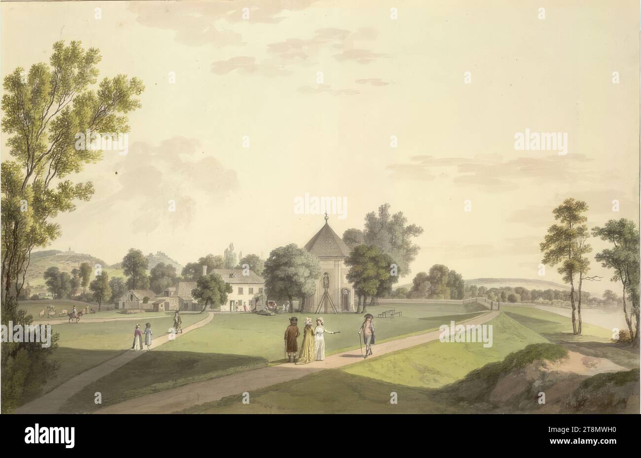 Hunting lodge and chapel in the Brigittenau, Lorenz Janscha ...