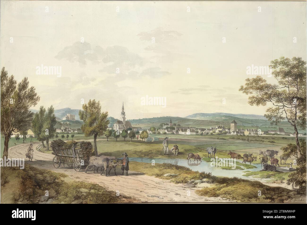 Brunn in the mountains, Lorenz Janscha (Radmannsdorf (Krain) 1749 ...