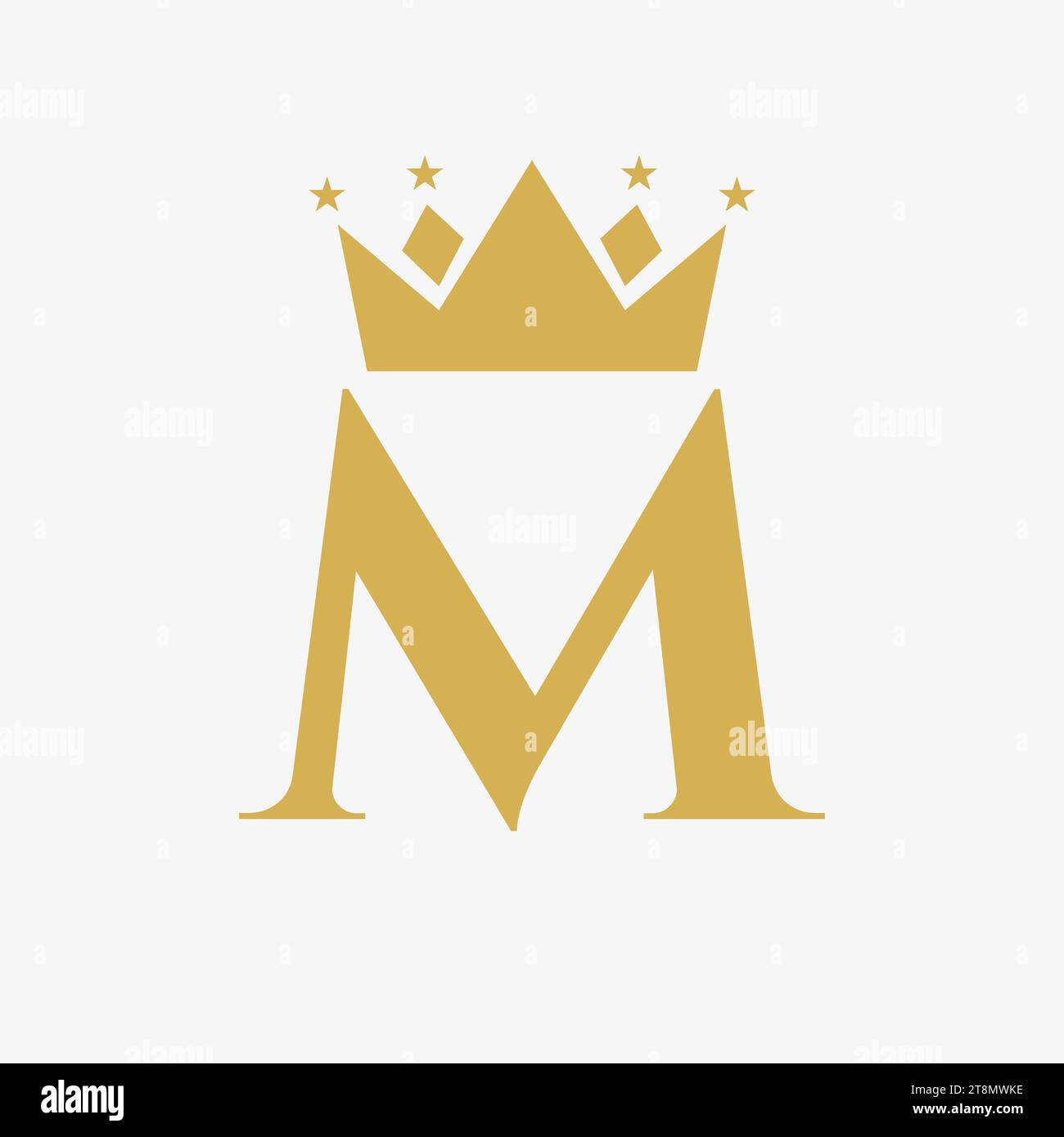 M crown logo hi-res stock photography and images - Alamy