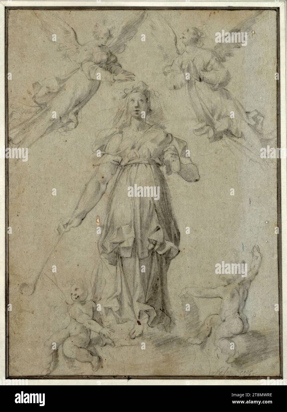 Two praying angels hover hi-res stock photography and images - Alamy
