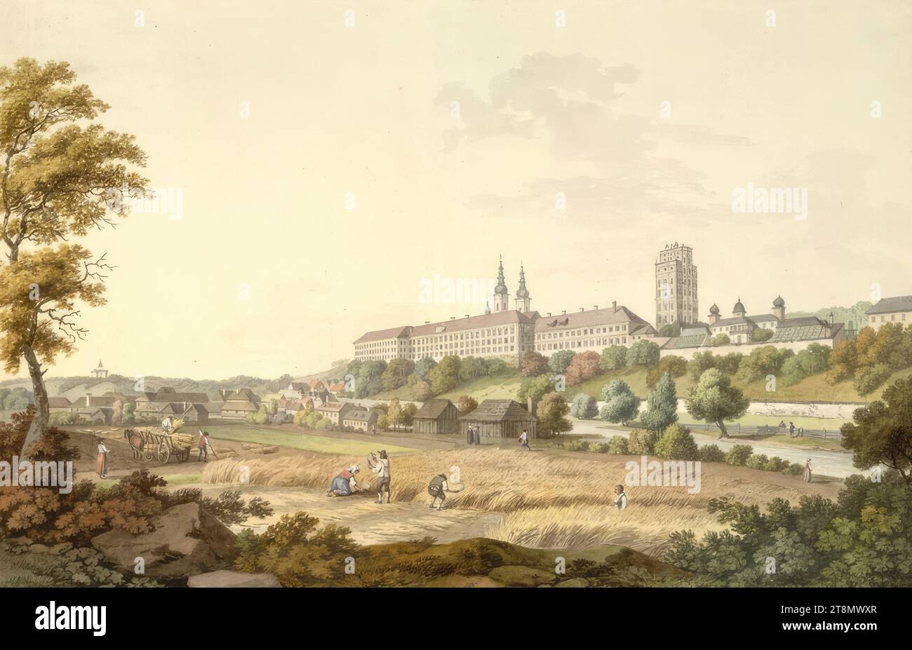 Kremsmünster, Ferdinand Runk (Freiburg im Breisgau 1764 - 1834 Vienna ...