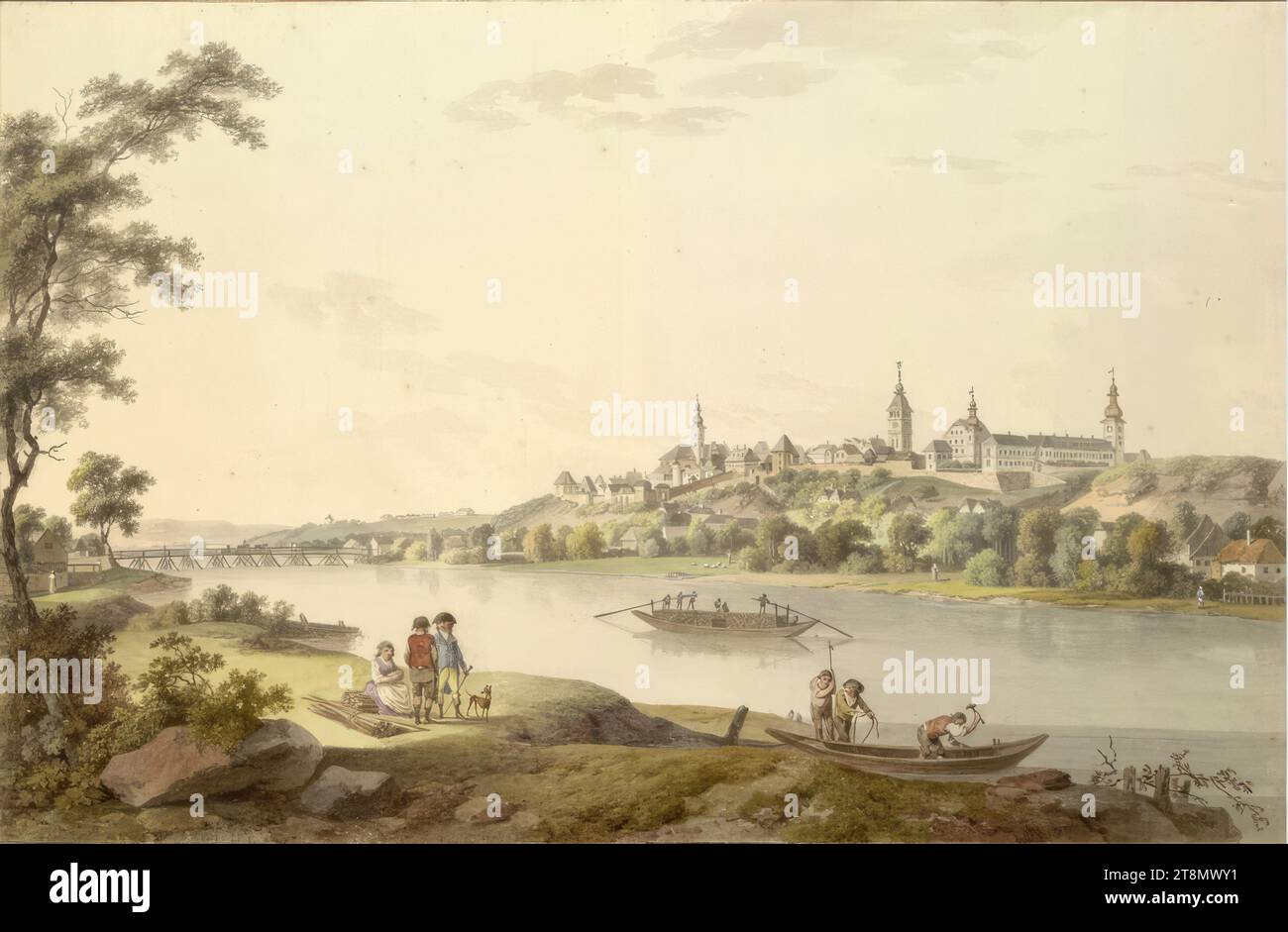Enns, Ferdinand Runk (Freiburg im Breisgau 1764 - 1834 Vienna), 1790 ...