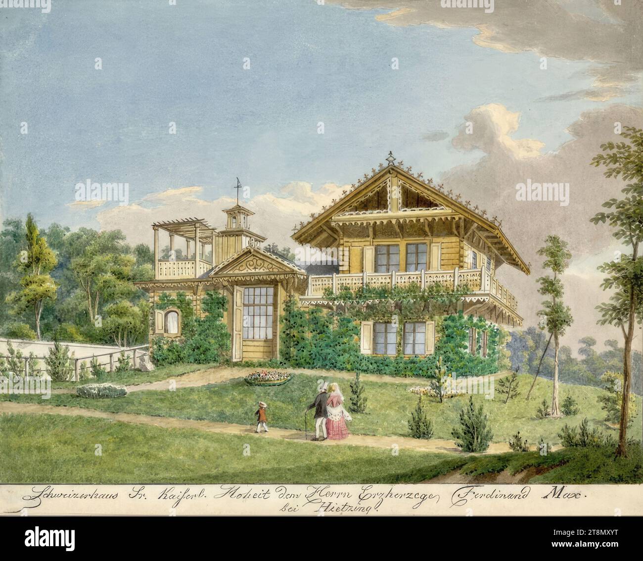 Swiss house of His Imperial Highness Archduke Ferdinand Maximilian near ...