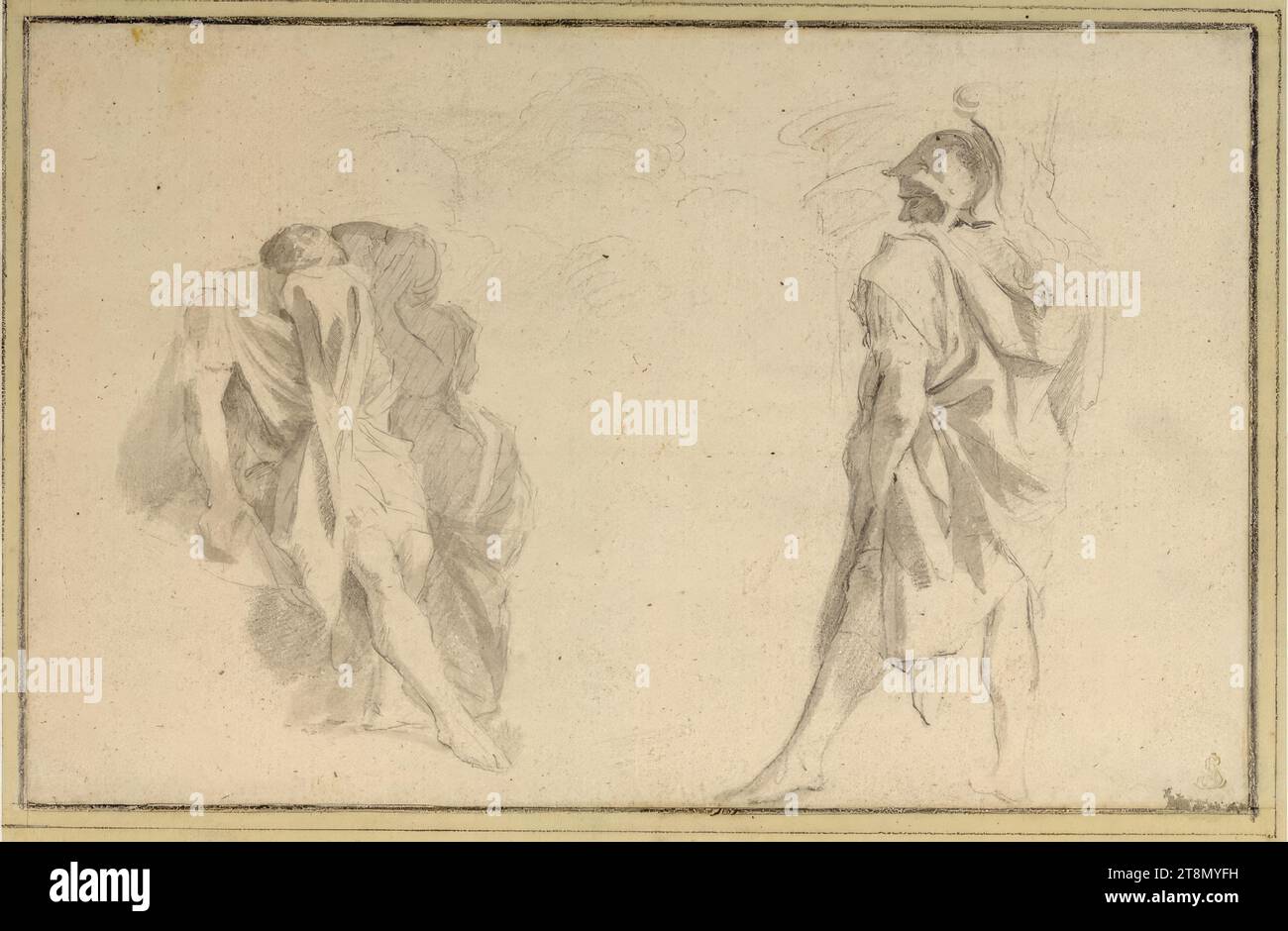 Weeping and Roman warrior, Johann Georg Wagner (Meissen 1744 - 1767 ...