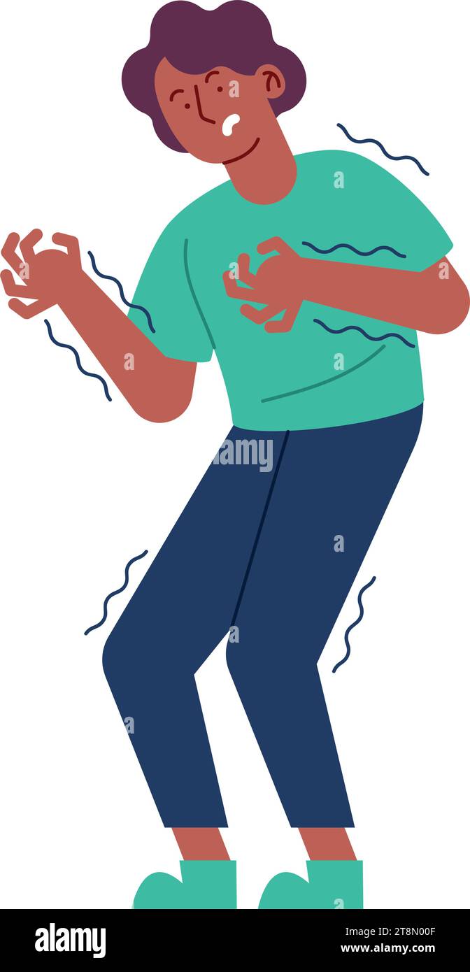 epilepsy man illustration vector isolated Stock Vector Image & Art - Alamy