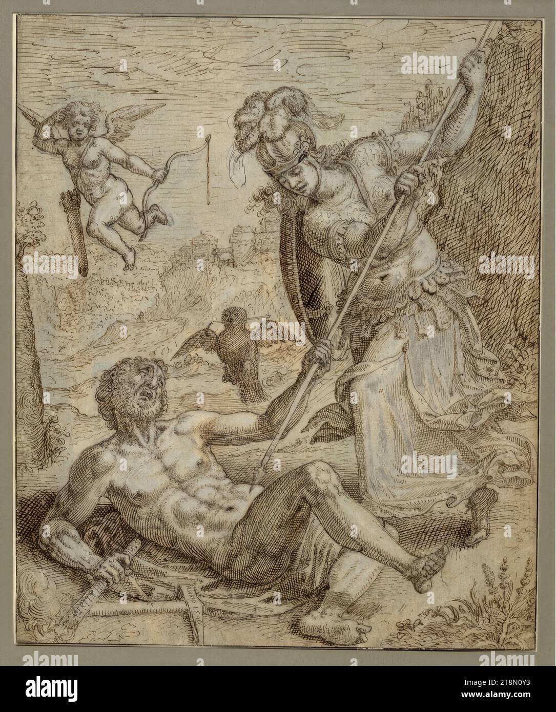 Minerva defeats vulcan hi-res stock photography and images - Alamy