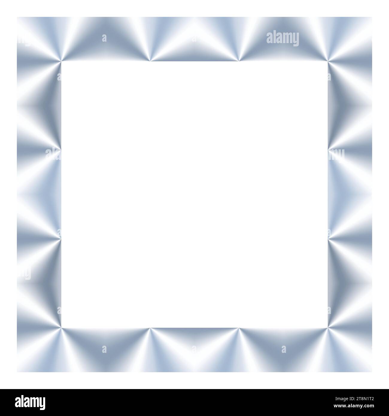 Set silver square circle Cut Out Stock Images & Pictures - Alamy