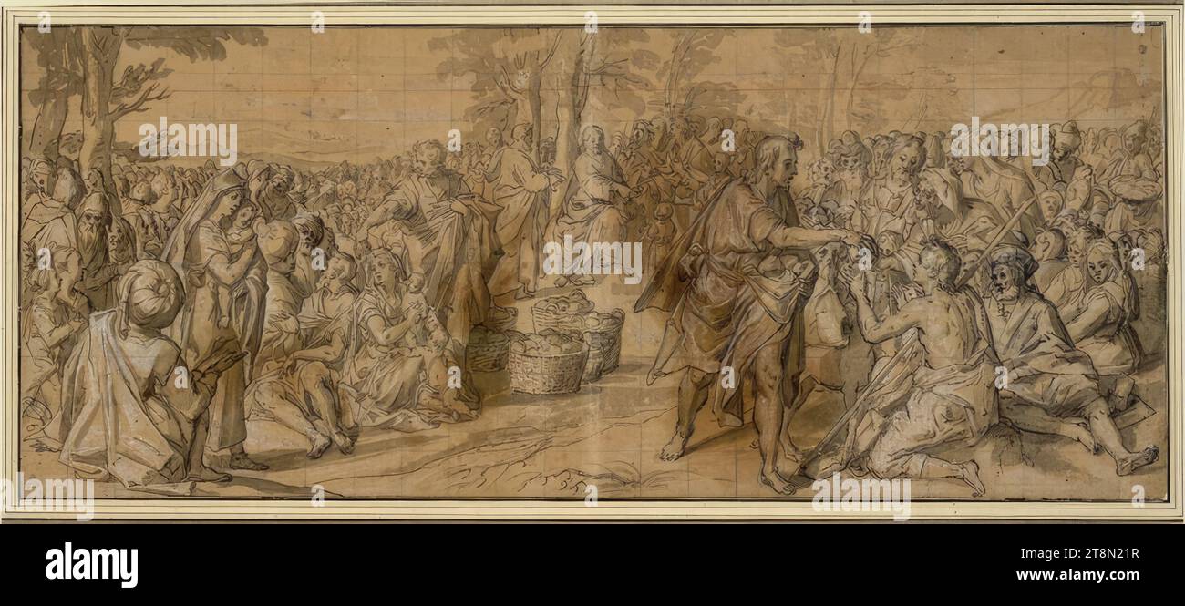 The wondrous multiplication of bread, Peter Candid called Peter de ...