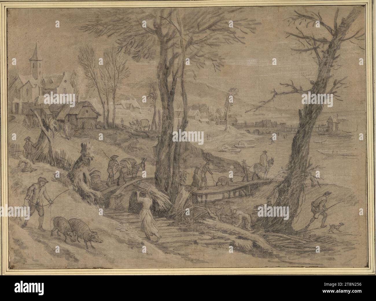 Hunter gatherers drawing hi-res stock photography and images - Alamy