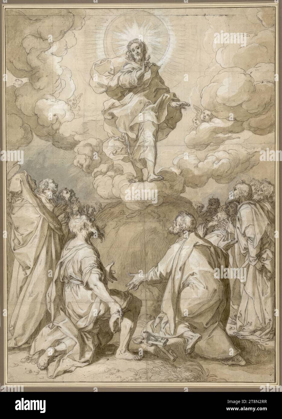The Ascension of Christ, Abraham Bloemaert ( after Barocci, Gorinchem 1564 - 1651 Utrecht ...