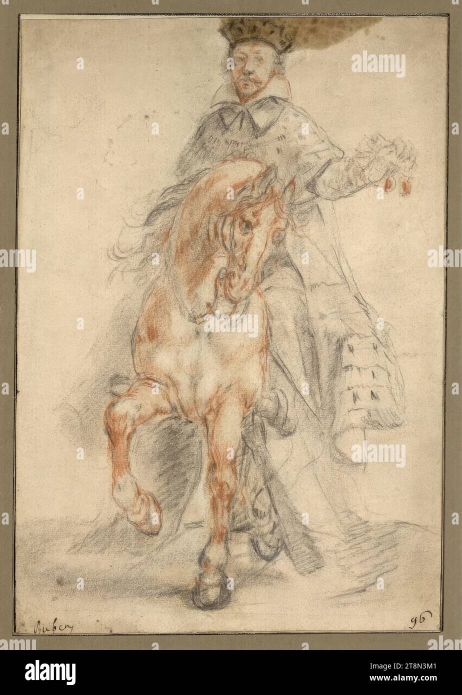 Princely horseman with sealed document in his left hand (Sigismund III ...