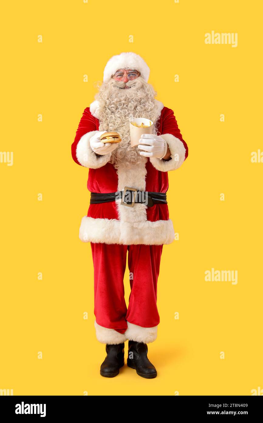 Senior man eating french fries hi-res stock photography and images - Alamy