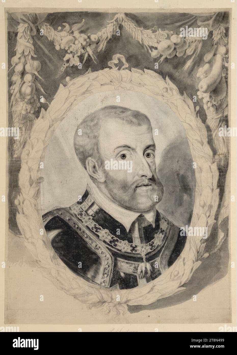 Oval laurel wreath under hi-res stock photography and images - Alamy