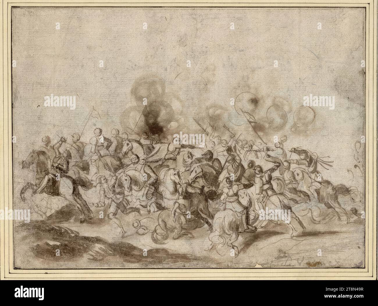 Cavalry Battle, Sebastian Vrancx (Antwerp c. 1573 - 1647 Antwerp ...