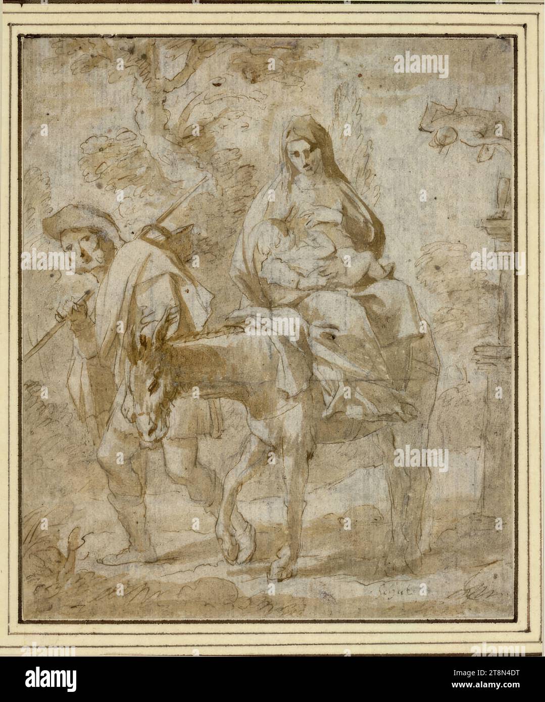 Flight into Egypt, Cornelis Schut (Antwerp 1597 - 1655 Antwerp ...