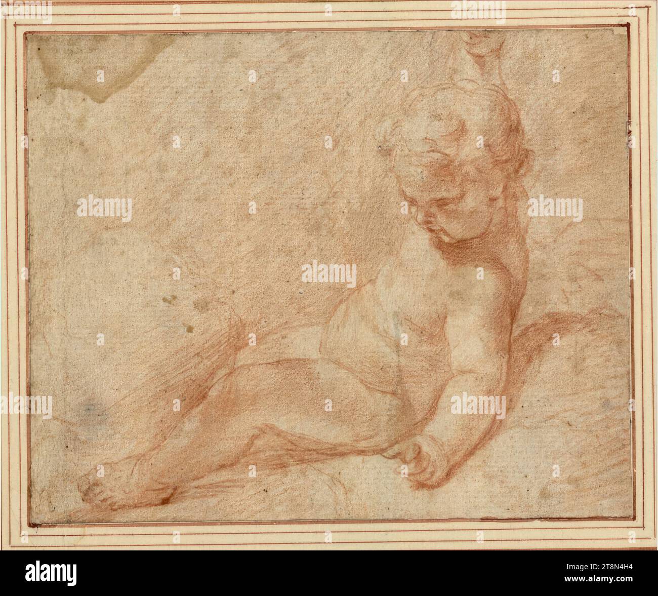 Seated putto with arm raised, François Duquesnoy (Brussels 1597 - 1643 ...