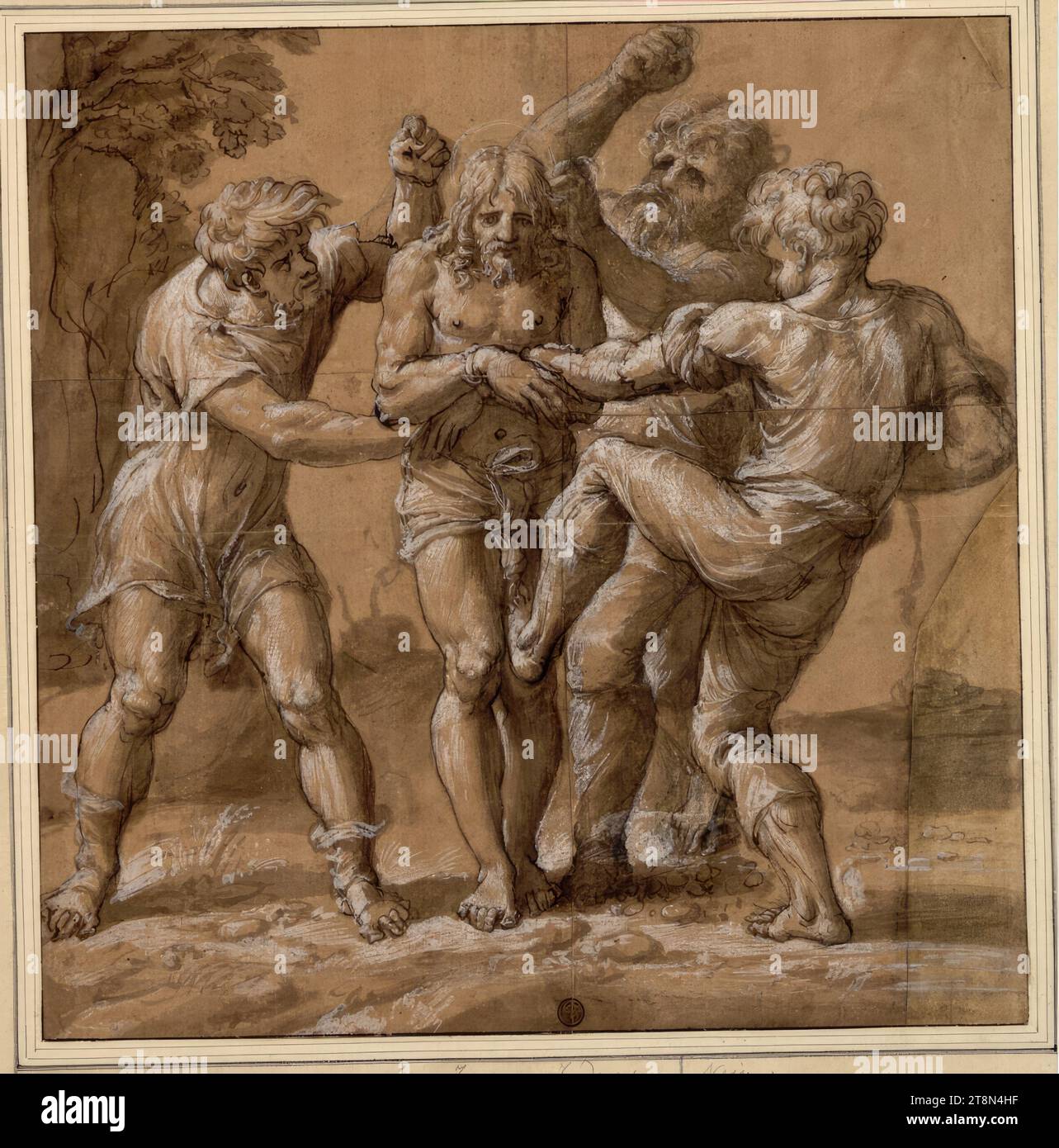 Flagellation of Christ, Polidoro Caldara da Caravaggio (Caravaggio c ...