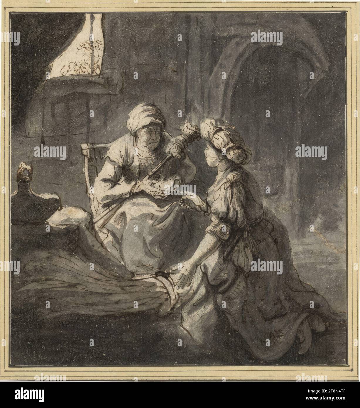 Ruth and Naomi, Ferdinand Bol (Dordrecht 1616–1680 Amsterdam), 1630s ...