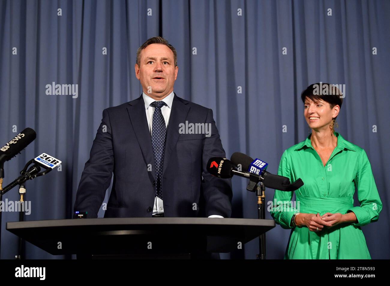 Sydney, Australia. 21st Nov, 2023. NSW Minister for Sport Steve Kamper ...