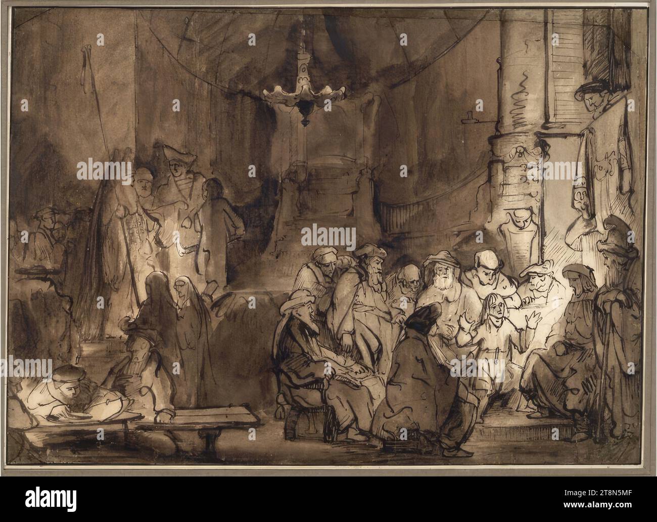 Twelve year old jesus among the scribes hi-res stock photography and ...