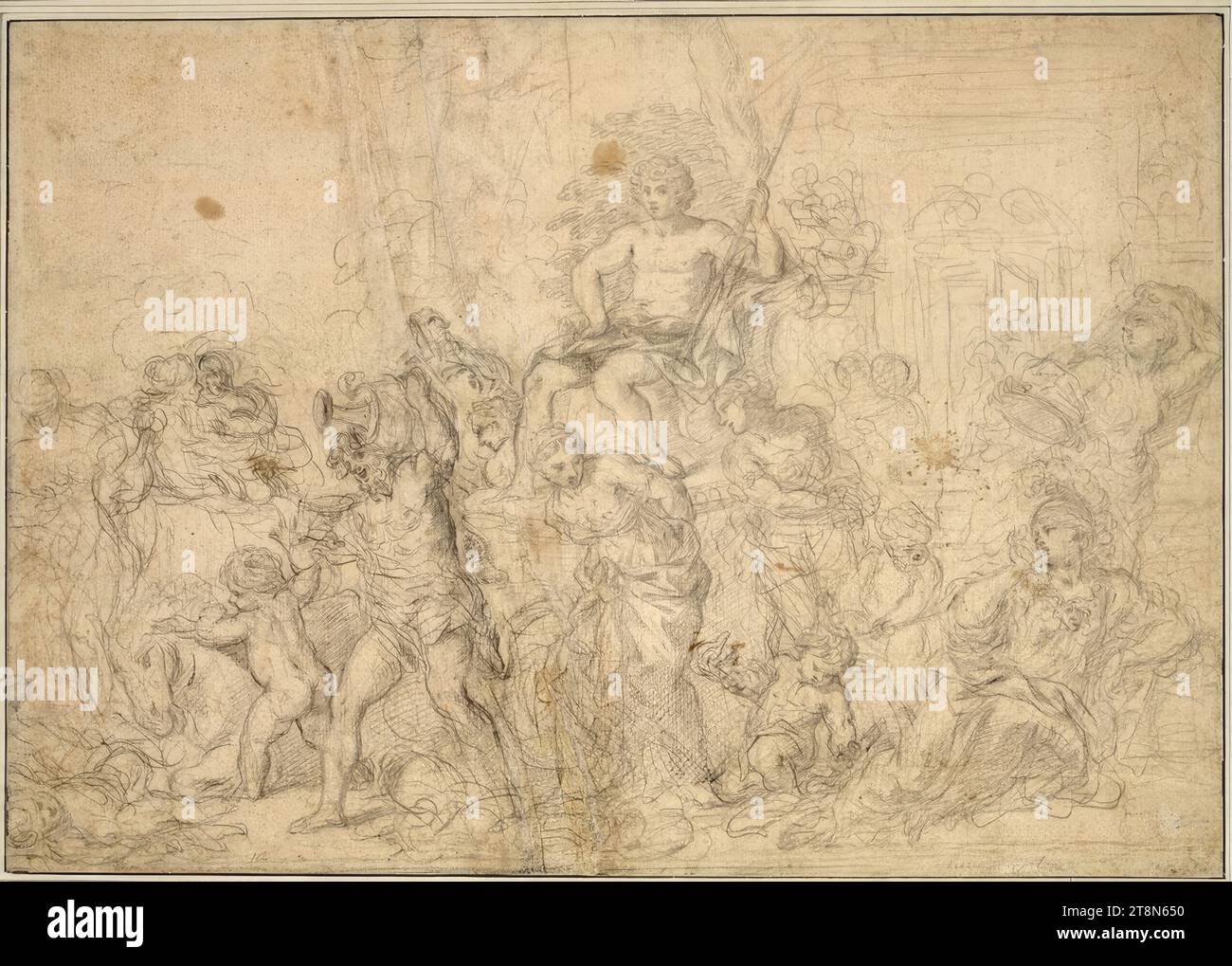 Drawing of triumphant procession hi-res stock photography and images ...