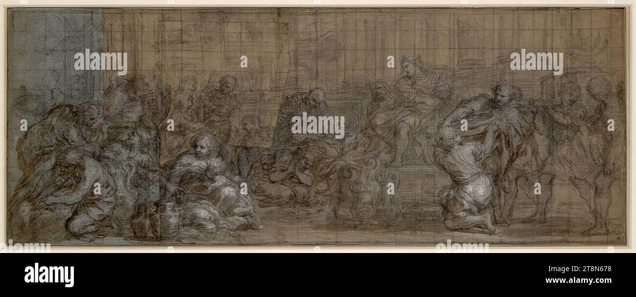 King Cyrus frees the Jews from Babylonian captivity, Ciro Ferri (Rome ...