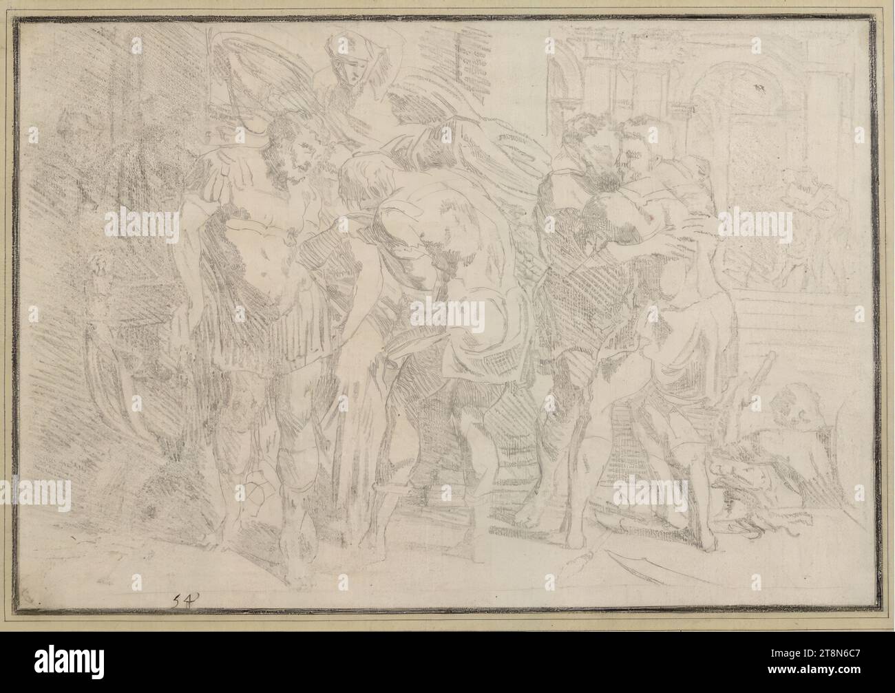 Ulysses showing leniency to the subjugated enemies, drawing ...