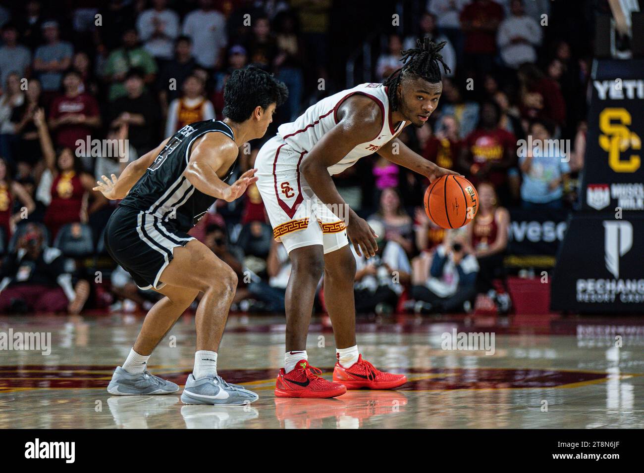 Los Angeles, United States. 20th Nov, 2023. USC Trojans guard Isaiah ...