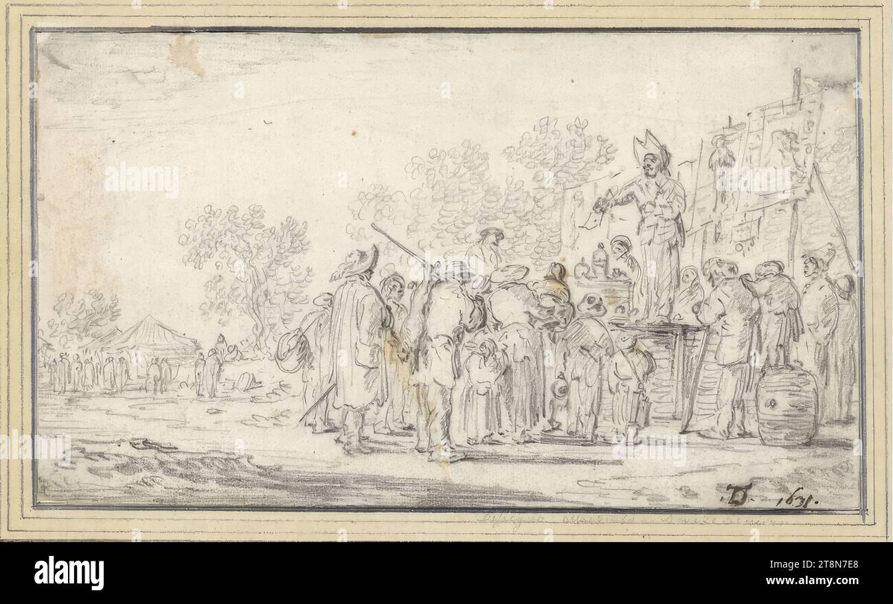 Quack doctor with audience, Jan Josefsz. van Goyen (Leiden 1596–1656 ...
