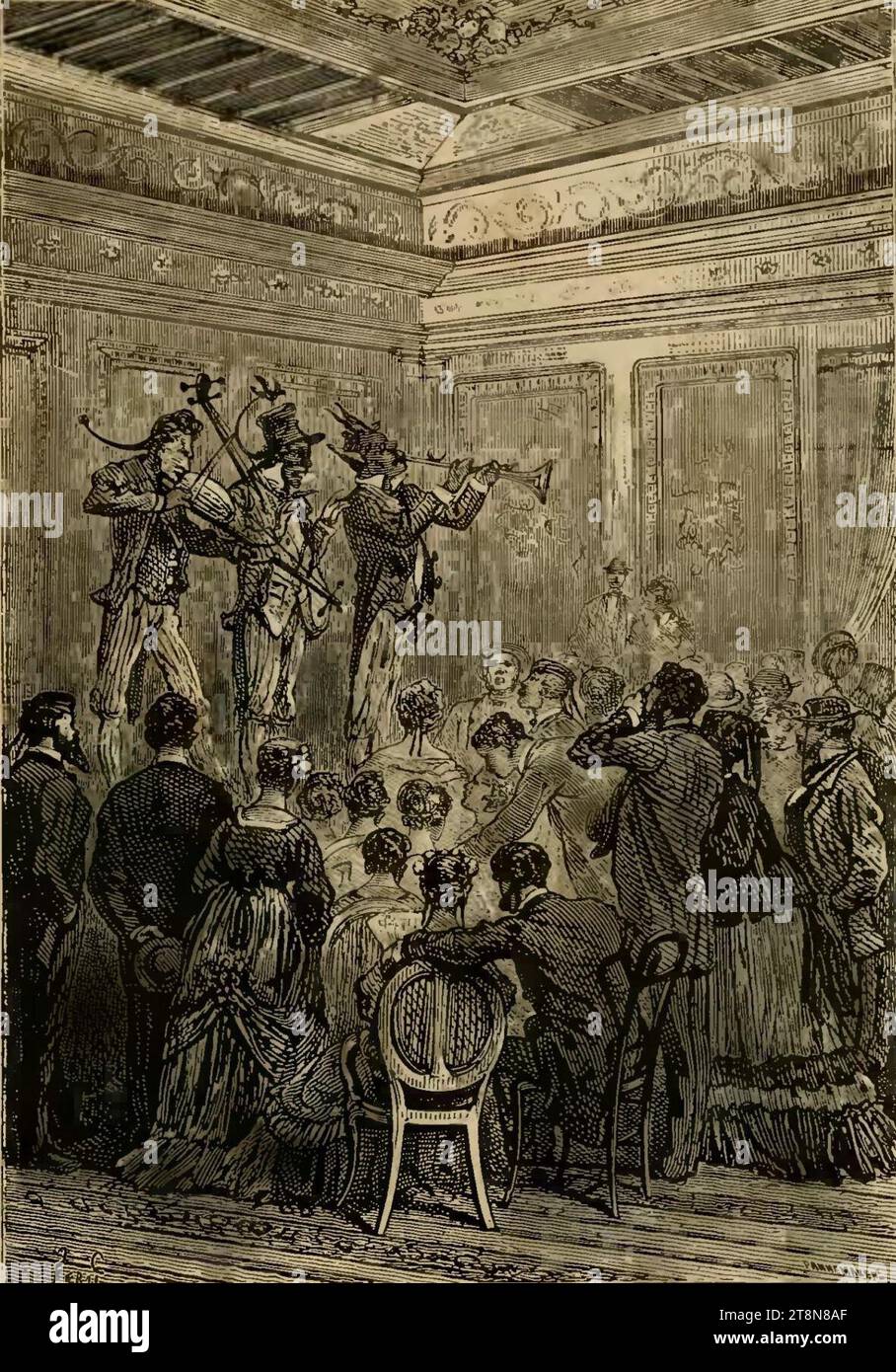 Verne - Une ville flottante, 1872 p073 Stock Photo - Alamy