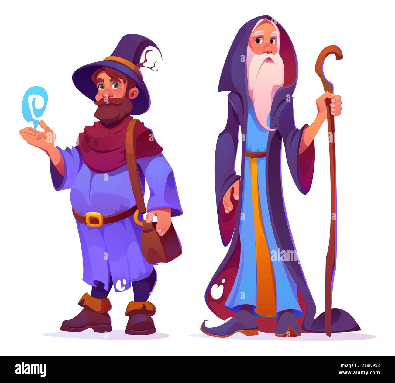 Cartoon wizard hi-res stock photography and images - Alamy