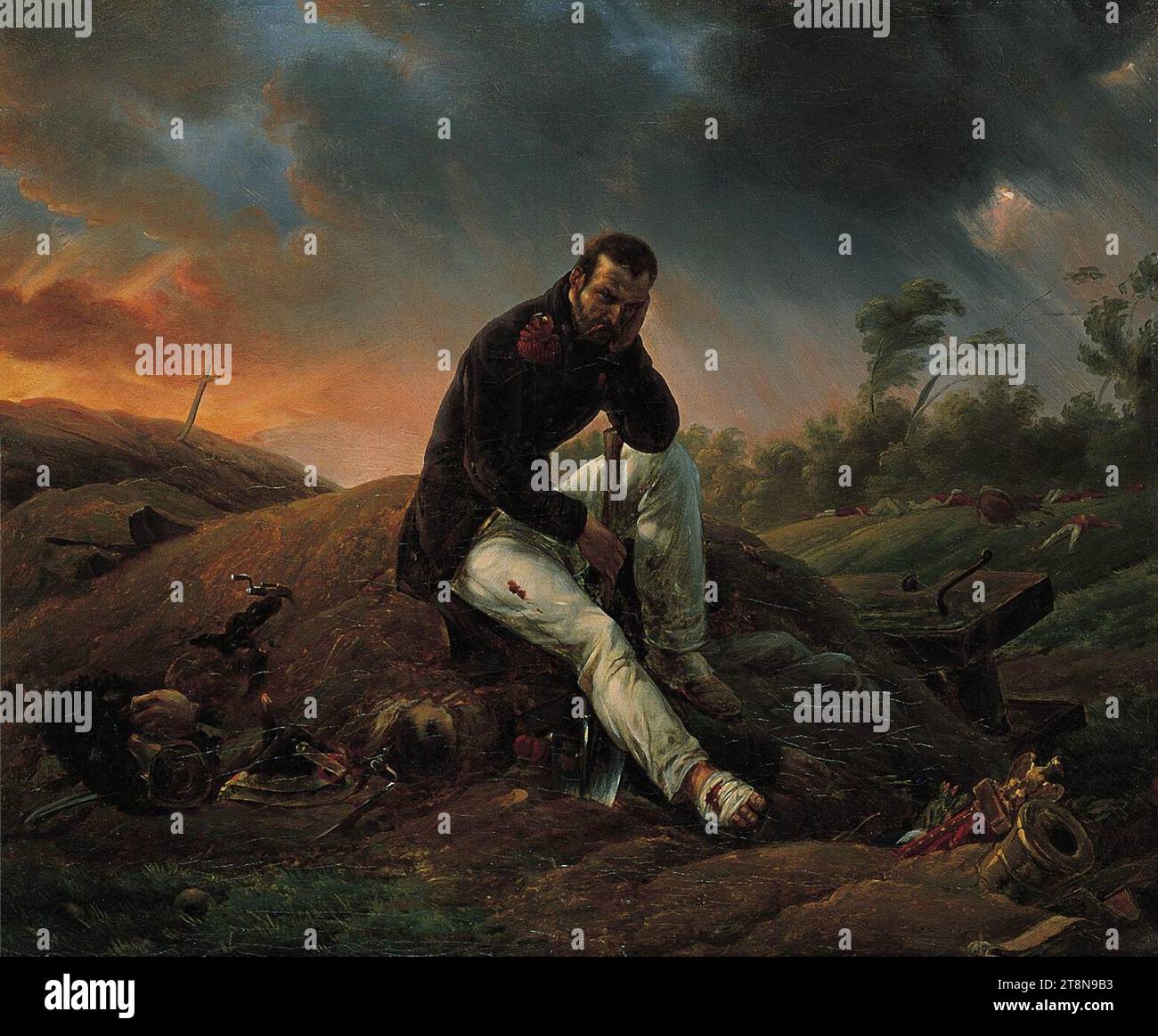 Soldier on the field of battle hi-res stock photography and images - Alamy